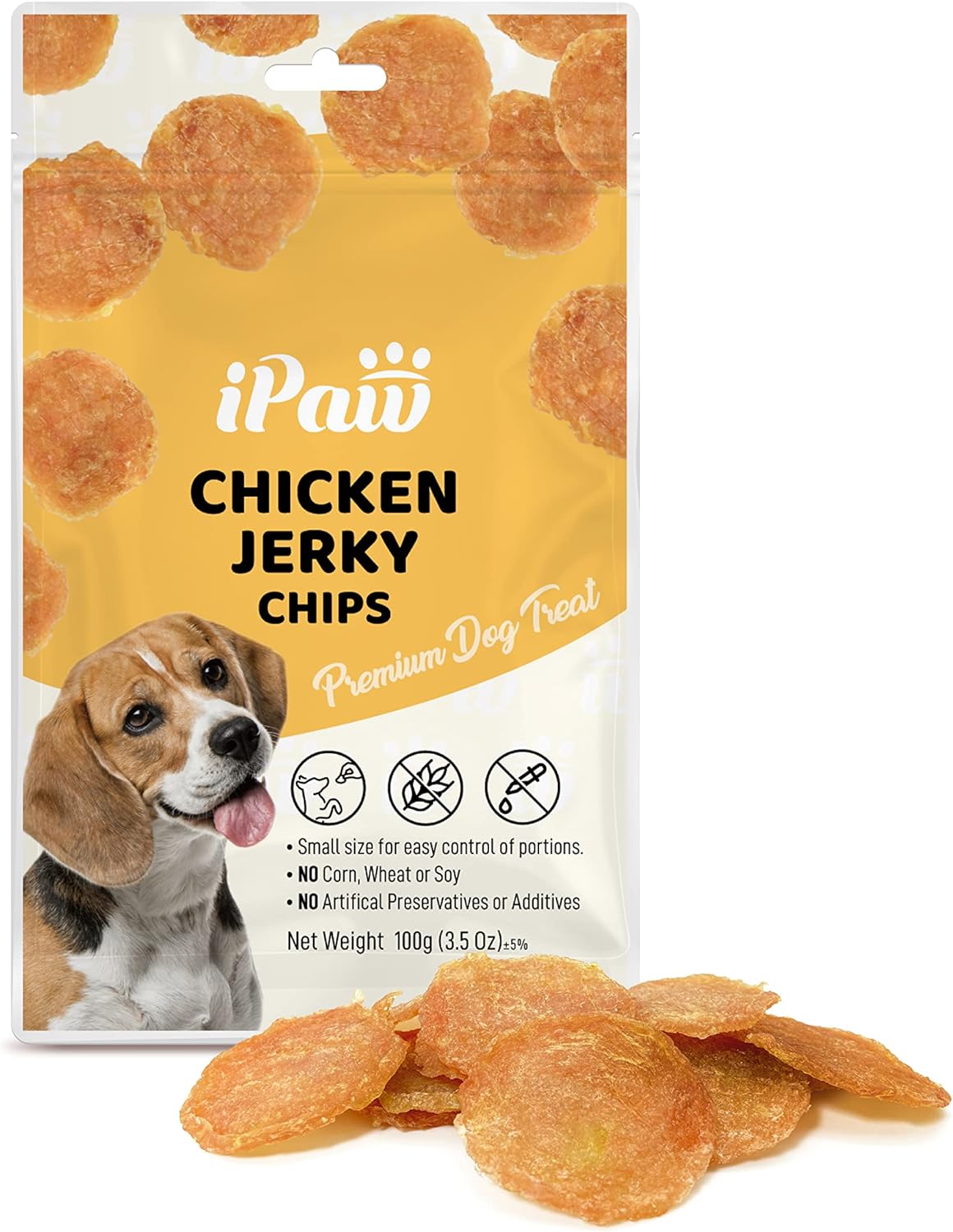 iPaw - Chicken Jerky Chips | PetDelux