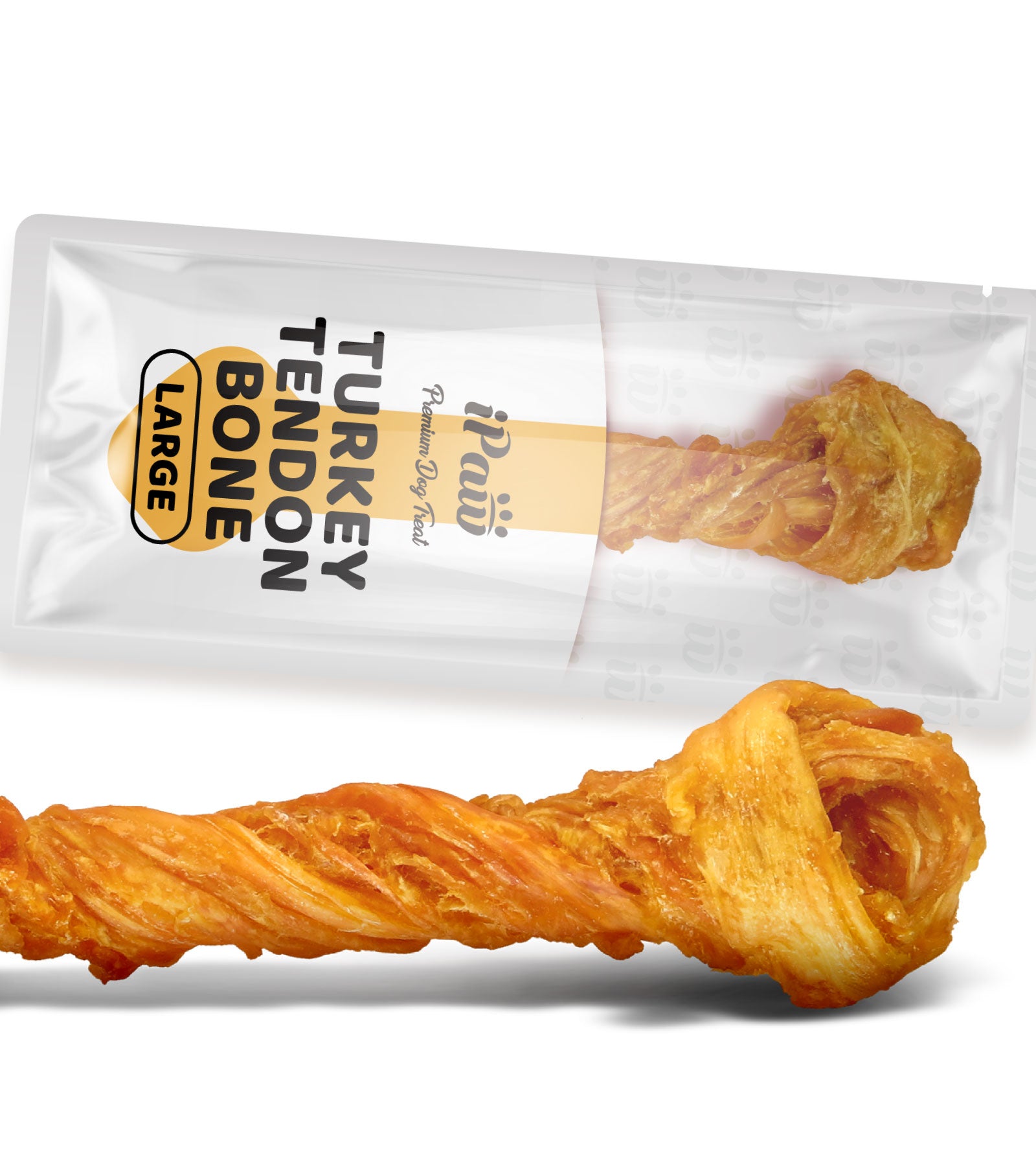 iPaw - Turkey Tendon for Dogs (Large Bone) SKU:IPCKTB05A-1kh | PetDelux
